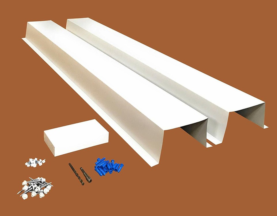 Metal Line Set Cover Kit for Mini Split and Central Air Conditioner ...