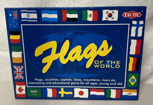 Tactic Games US Flags of The World Family Card Game - Educational Fun 8 ...