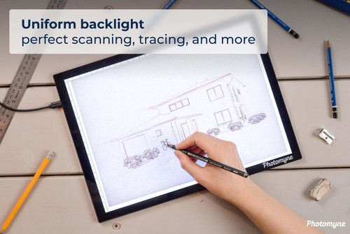 Photomyne Magnetic Slide Viewer Light Box/Light Pad Backlight/Film ...
