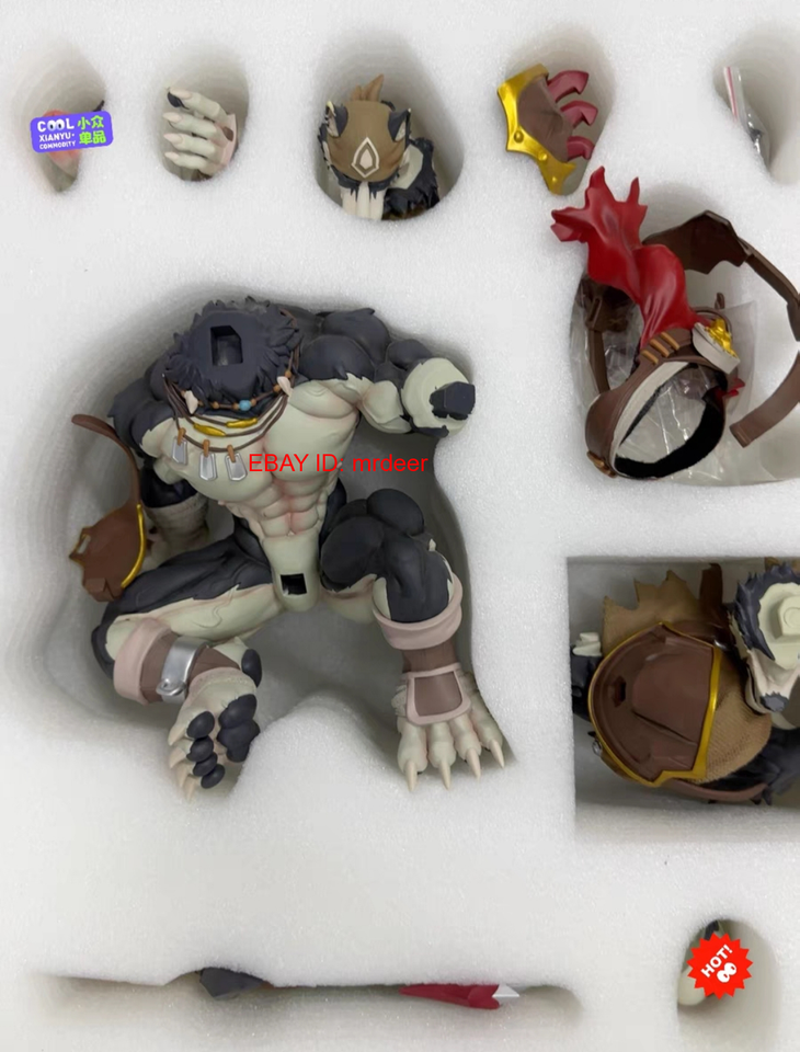 Furry Studio 1/6 Volga Orcus Wolf God Kemocoliseum Resin Model Statue ...