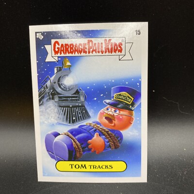 Garbage Pail Kids Topps Book Worms GROSS ADAPTATIONS TOM Tracks Sticker ...