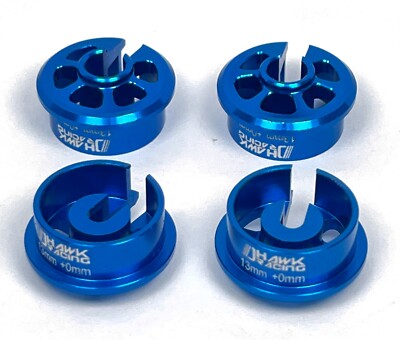 Dhawk Aluminum 13mm Shock Spring Cups 0mm Offset For Team Associated ...