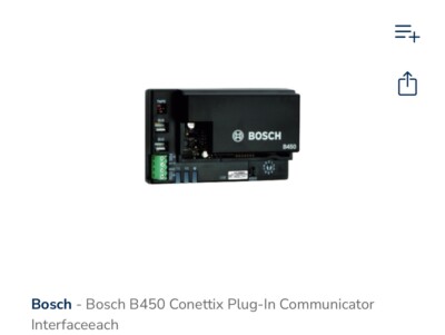 Bosch B450 Conettix Plug-in Communicator Interface | eBay