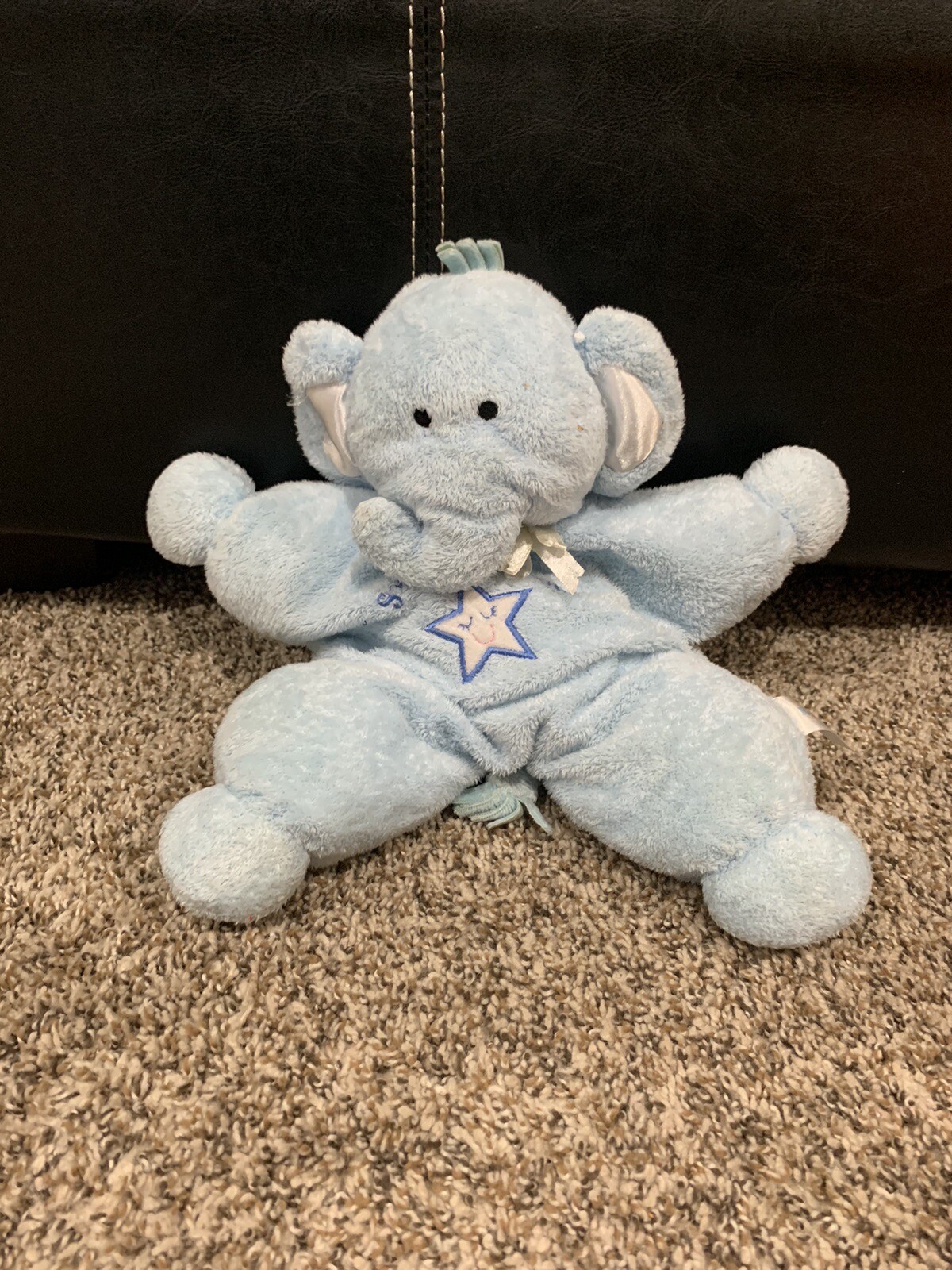Kids Preferred BLUE STAR Shaped Elephant Sweet Dreams plush stuffed ...