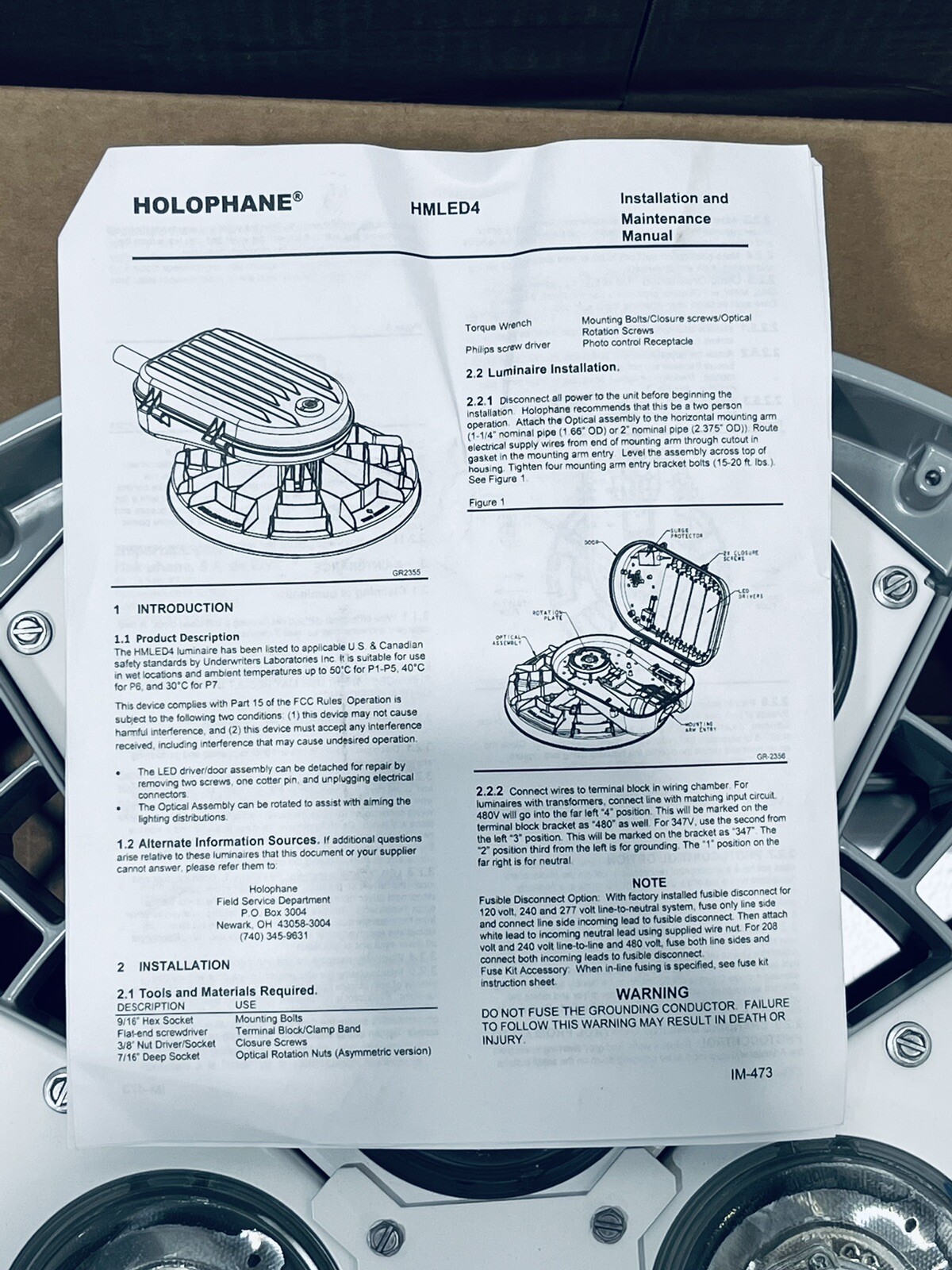 HOLOPHANE HMLED4 P5 40K HVOLT ROADWAY LED HIGH MAST LIGHT 4000K 347 ...