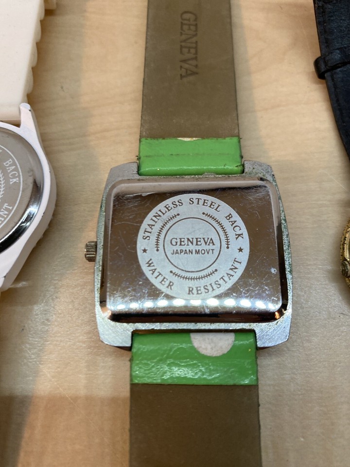 WristWatch Lot 7 Mens Womens Mixed Geneva Timex Pulsar Casio Lorus ...