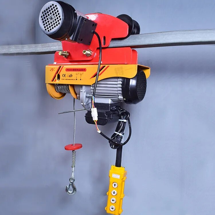 1000KG Electric Hoist with 12m Traction Rope Lifting Cranes Sliding ...