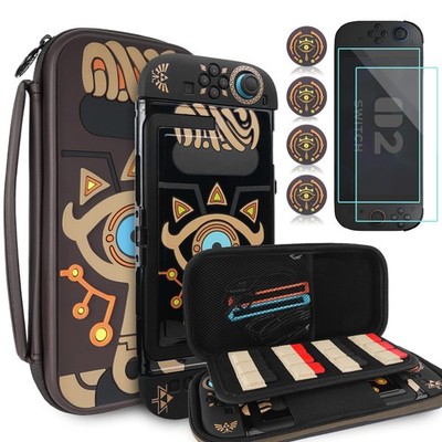 TIKOdirect Carrying Case Accessories Bundle for Switch 2 2 2025, Black ...