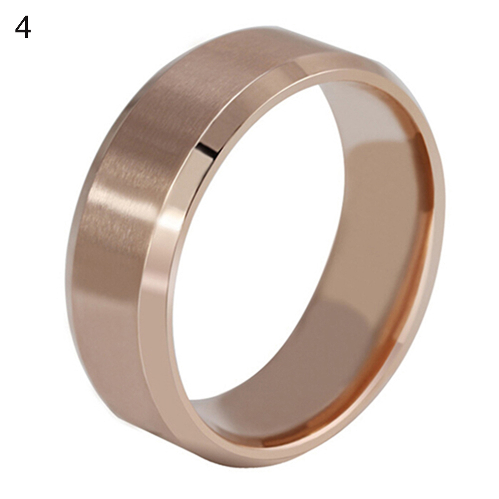 Knuckle Ring Fine Workmanship Unfading Titanium Steel Polished Band ...
