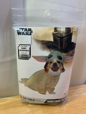 New Star Wars Mandalorian The Child DOG Costume Size M—CUTE!! | eBay