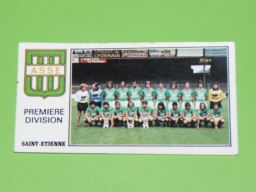 #307 GEOFFROY-GUICHARD AS SAINT-ETIENNE VERTS ASSE PANINI FOOTBALL 77 ...