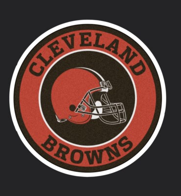 CLEVELAND BROWNS Logo Sticker Bat Stickers Car NFL Football Decal | eBay