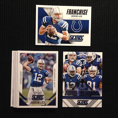 2015 SCORE INDIANAPOLIS COLTS MASTER TEAM SET 15 CARDS WITH INSERTS ...