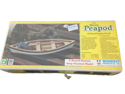 The Maine Peapod All Wood Display Model Kit #977 by Midwest Products Co ...