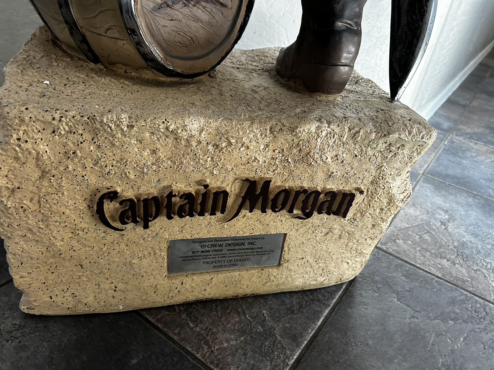 Rare 4ft Captain Morgan Statue Store/ Bar Advertising Display | eBay
