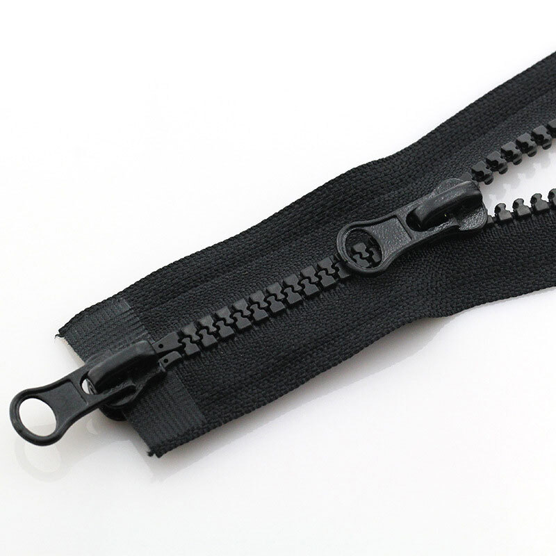 Long Open Ended Chunky Zip Plastic Teeth Nylon Zip Tailor Sewing Crafts ...