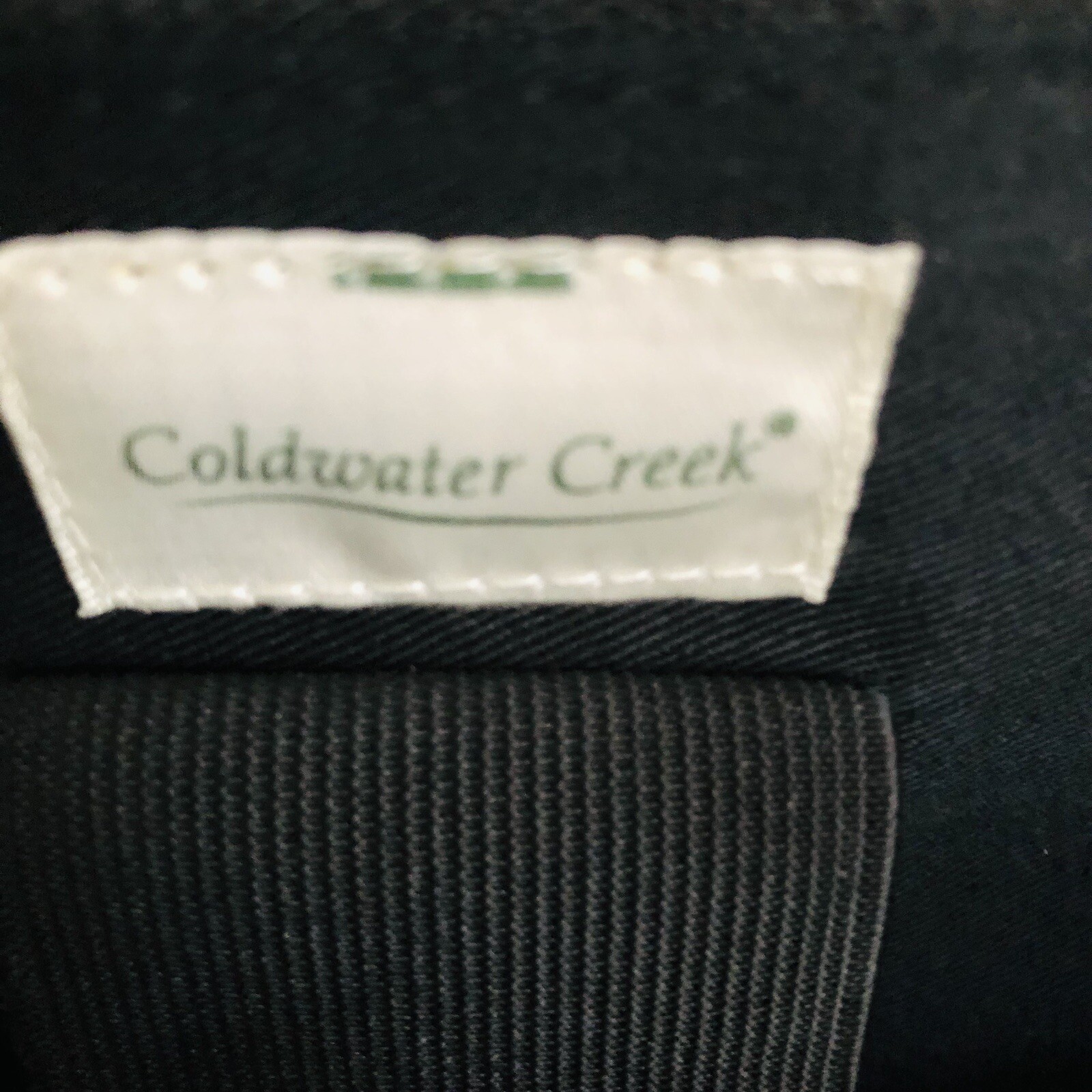 Coldwater Creek Laptop Bag Black Faux Leather Metal Embellished 15" X12 ...