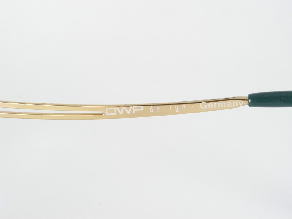 Vintage OWP design 1450 359 GOLD MULTICOLOR UNIQUE EYEGLASSES FRAME 53 ...