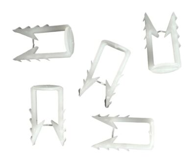 1000 : Two Legged Insulation Mesh Membrane Clips Fixes Fixings Fix Trim ...