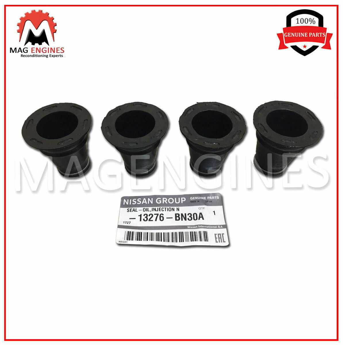 13276-BN30A GENUINE OEM 4Pcs SEAL-OIL,INJECTION NOZZLE 13276BN30A | eBay