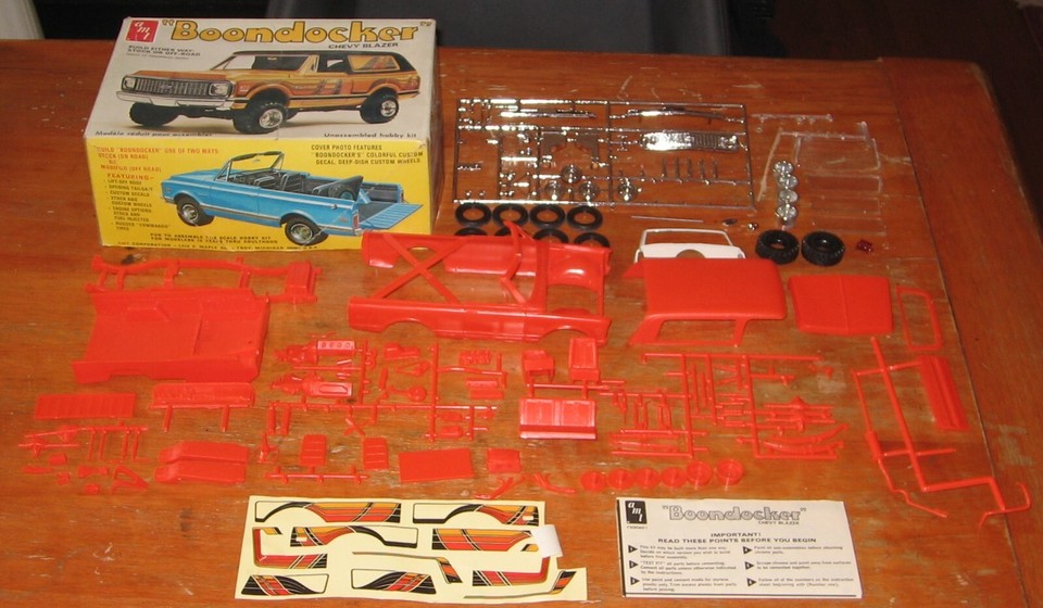 AMT Boondocker Chevy Blazer Kit # T200 Unbuilt (Broken W/S Frame ...