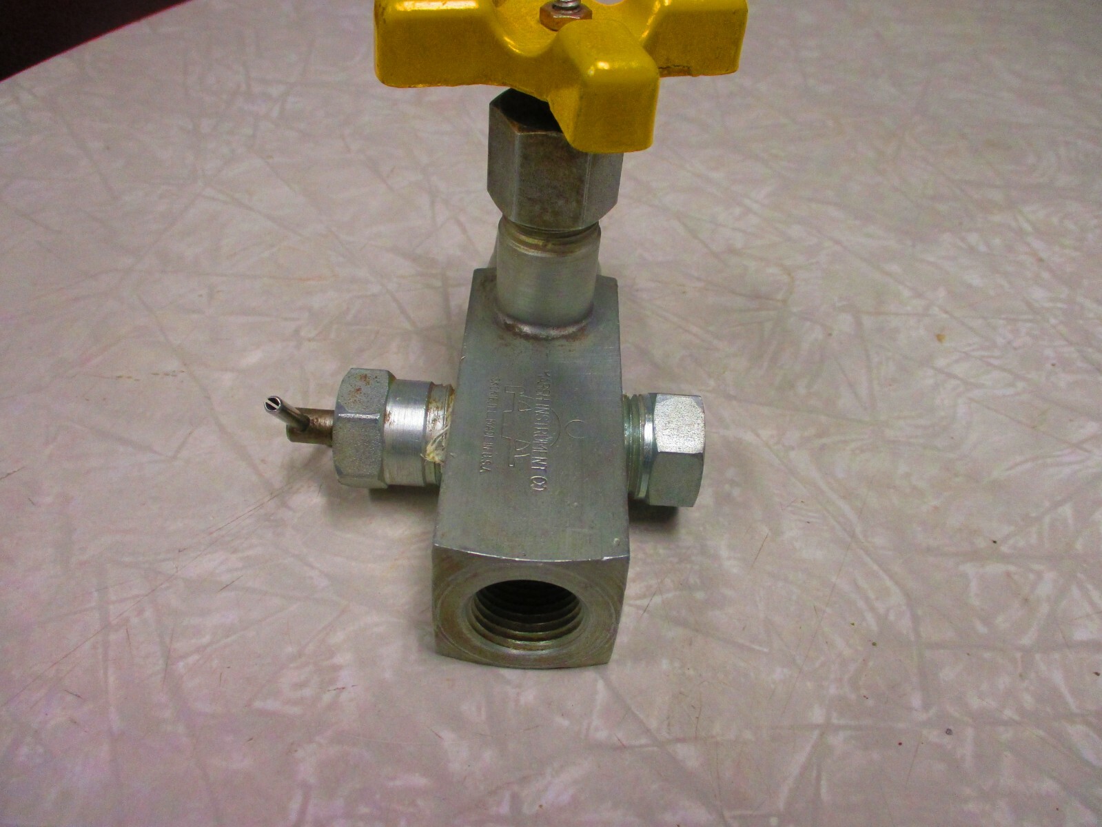 MARSH N7536 Block & Bleed Needle Valve 3/4" MNPT x 1/2" FNPT 10,000PSI ...