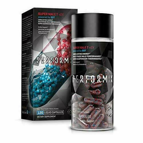 PERFORMIX SUPER MALE T V2X - 120 Capsules - FREE SHIPPING **Test ...