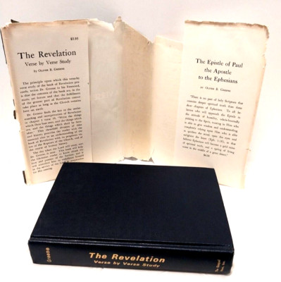 The Revelation A Verse by Verse Study Oliver B Greene 1st Printing 1963 ...