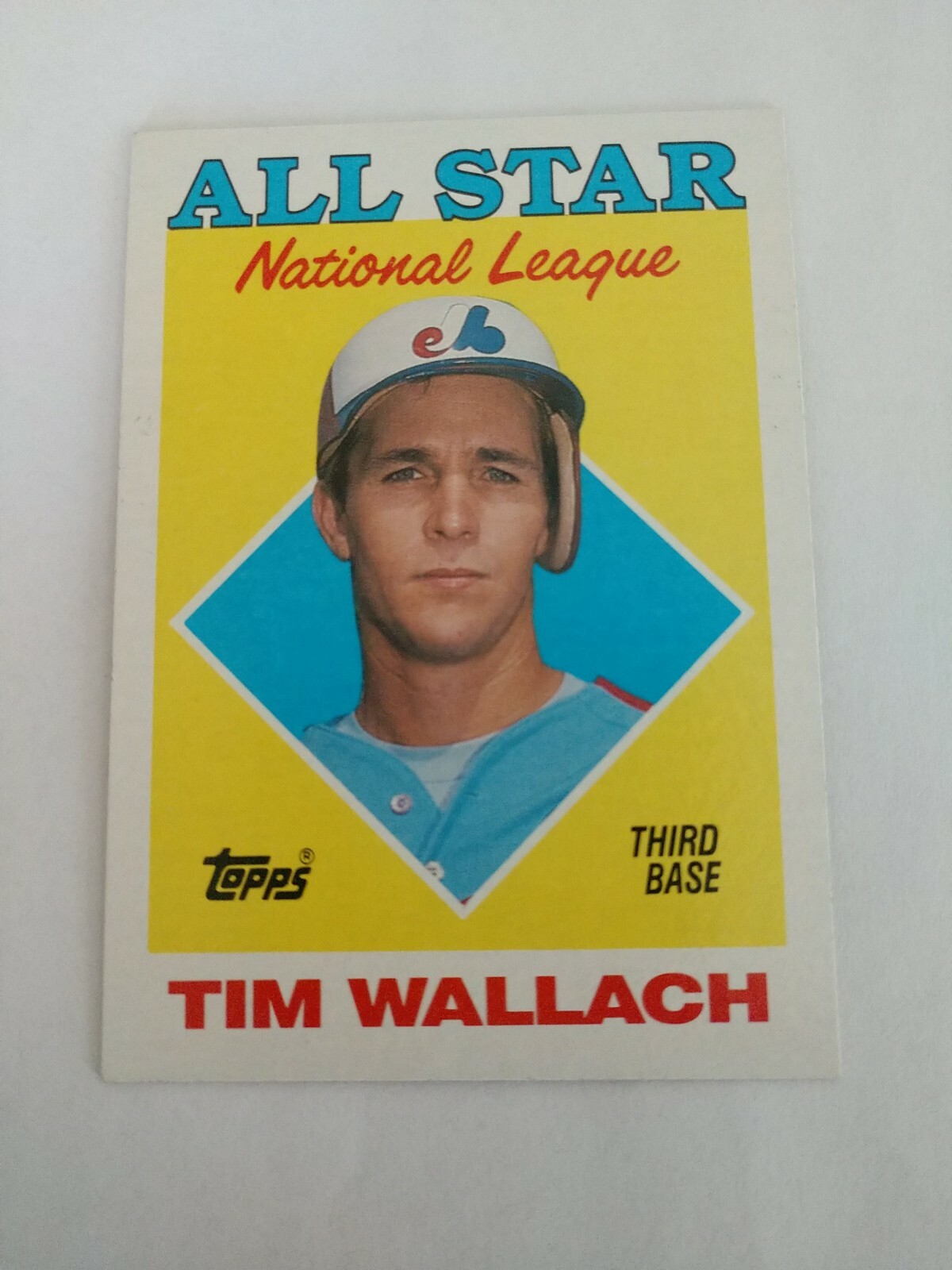 Tim Wallach Montreal Expos 1988 Topps National League All Star Card ...
