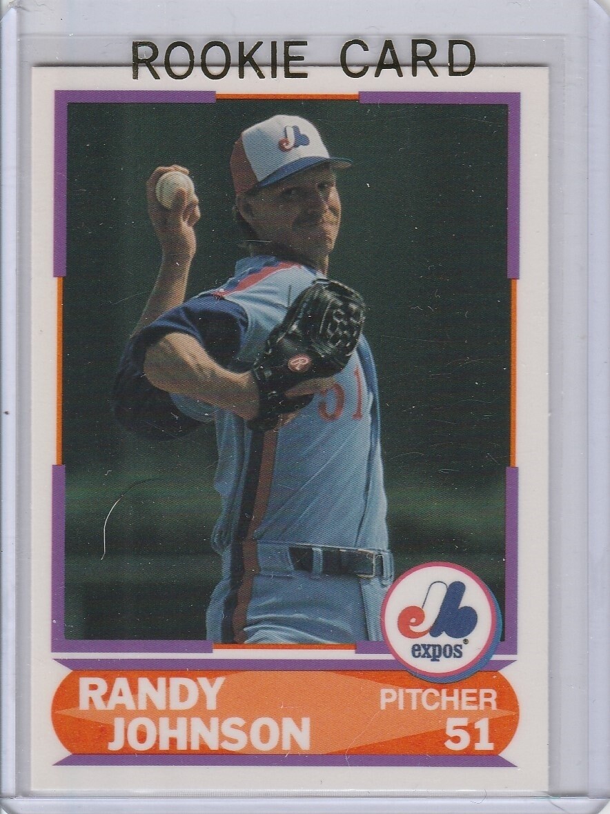 RANDY JOHNSON ROOKIE CARD 1989 Score Young Superstars RARE EXPOS ...