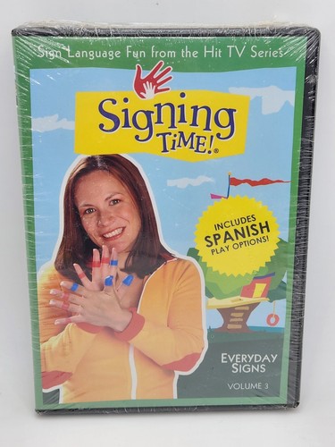 Signing Time Everyday Signs Volume 3 DVD ASL American Sign Language ...