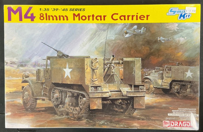 Dragon 1/35 6361 WWII US M4 Halftrack Armored Vehicle 81mm Mortar ...