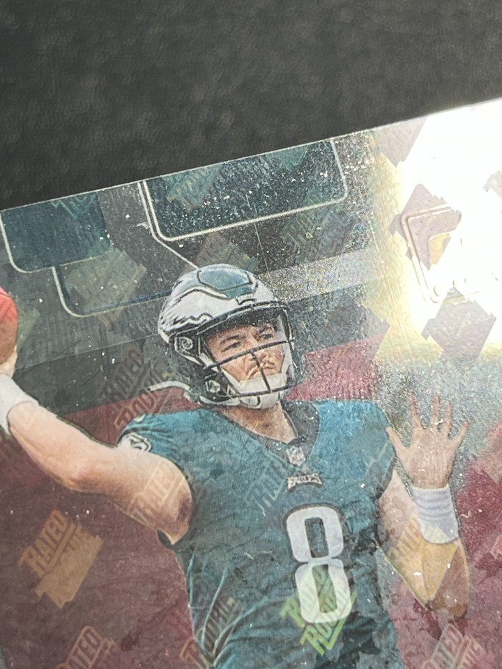 2022 Panini Clearly Donruss Football Carson Strong Rated Rookie Logo ...