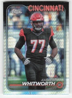 Andrew Whitworth 2024 Topps Chrome Prism Refractor #30 | eBay