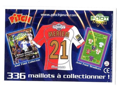 AIMANT FRANCE FOOT 2009 N° 21 (MONACO) MERIEM | eBay