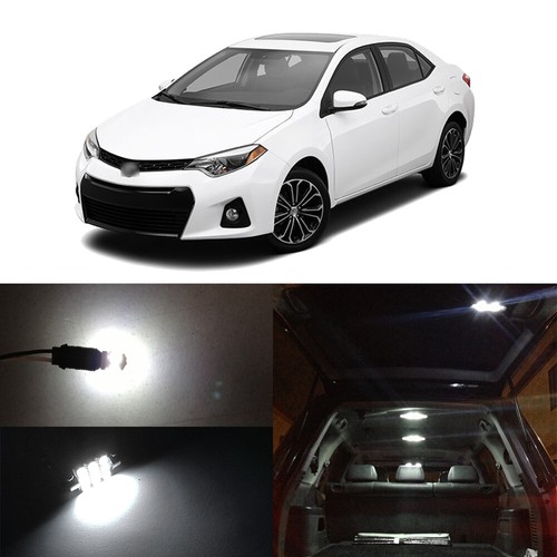 8x White LED Interior Map Dome License Plate Lights For 2001-2021 ...