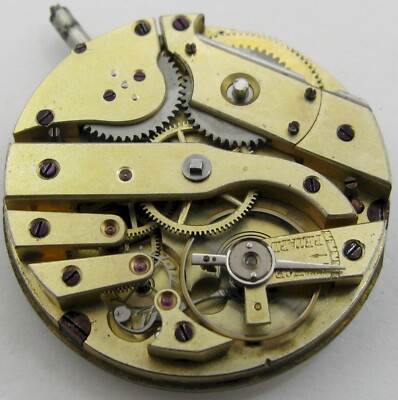 wolf teeth 15 jewels Watch Movement for parts OF & pin set OD 33.9 mm ...