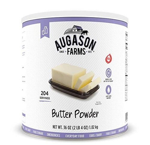 Augason Farms Butter Powder 2 lbs 4 oz No. 10 Can | eBay