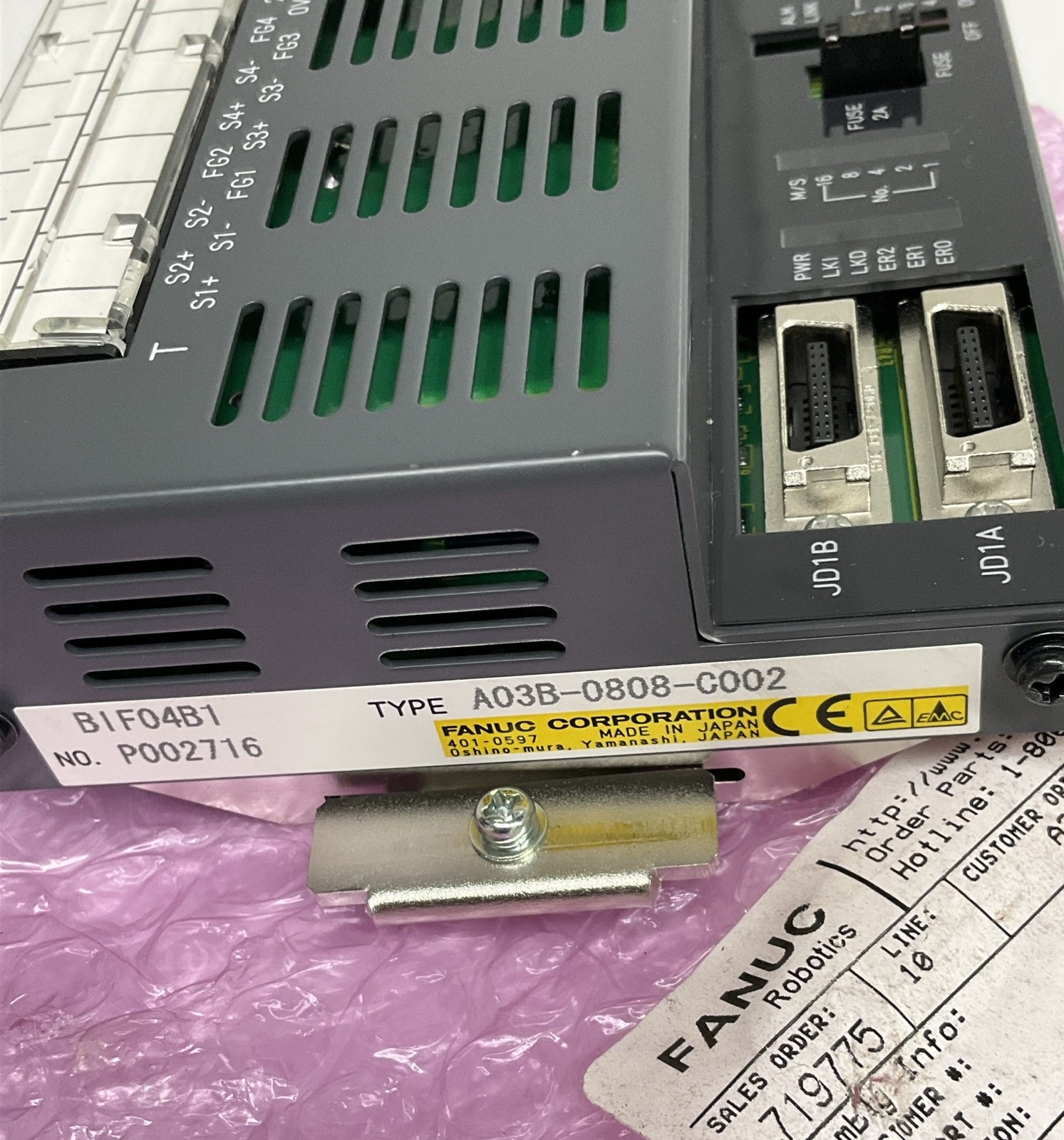 Fanuc A03B-0808-C002 I/O Module BIF04B1 Model B for sale online | eBay