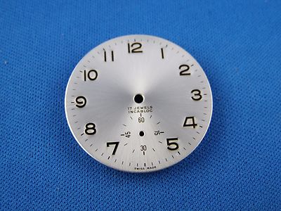 Blank Wrist Watch Dial -17 Jewels- 30.5mm -Incabloc- Swiss Made #230 | eBay