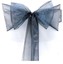 10PCS Organza Sashes Chair Cover Bow Sash WIDER FULLER BOWS Wedding ...
