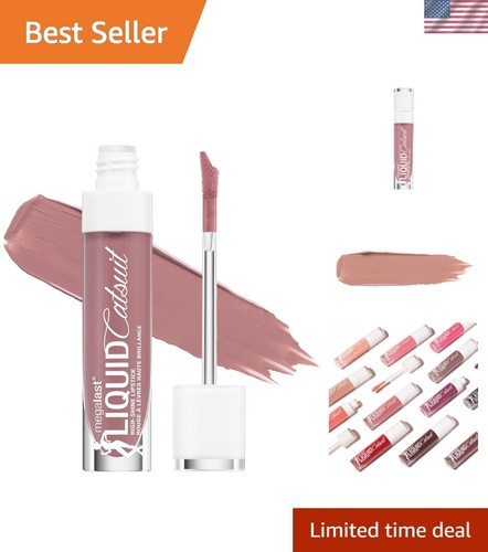 Long-Lasting Mega Last Liquid Lipstick - Send Nudes, 0.2 Oz of Moisture ...