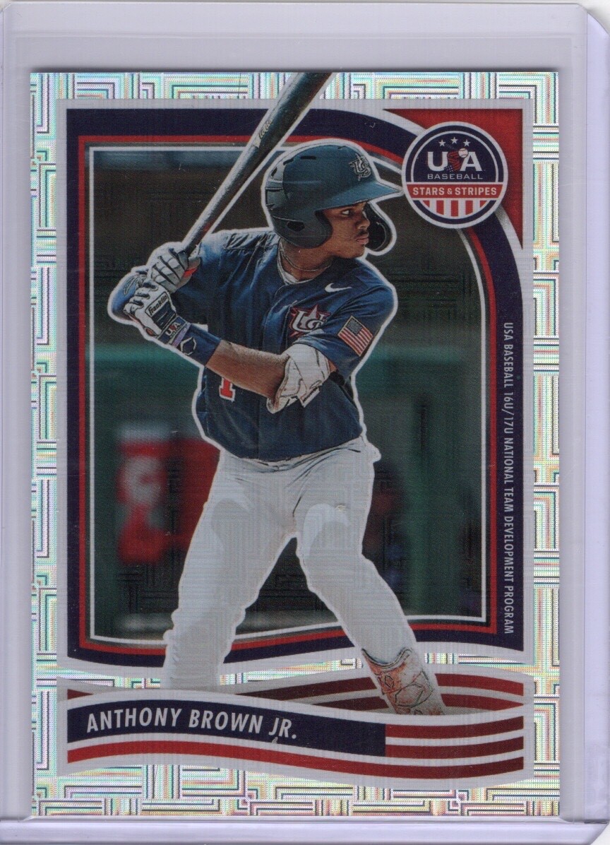 Anthony Brown Jr. 2024 Panini USA Stars & Stripes MOJO Parallel 39/49 Card #188 | eBay