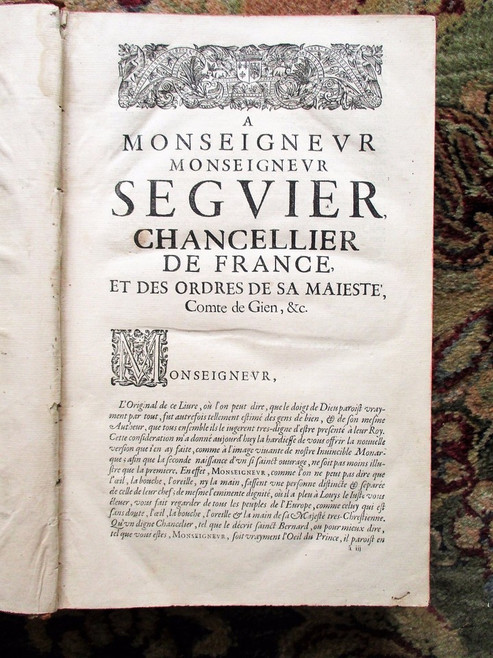 1651 SPIRITUAL WORKS of LOUIS OF GRANADA Oeuvres Spirituelles FOLIO 4 ...