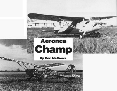 Model Airplane Plans (RC): Aeronca Champ 1/8 Scale 52" for .09-15 by ...
