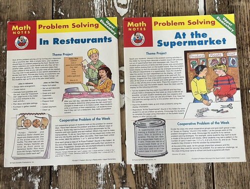Math Notes - Elementary - Lot Of 2 Problem Solving | eBay