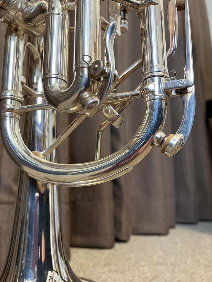 Thein C Rotary Trumpet Excellent Tone with Case | eBay