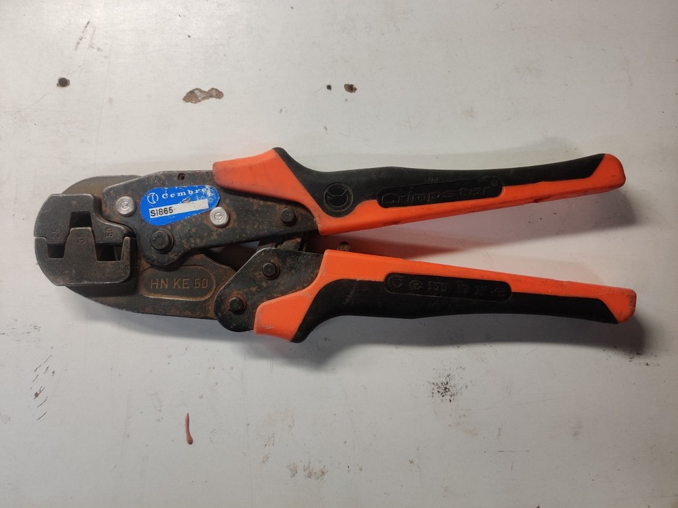 CEMBRE Crimpster HNKE 50 Ratchet Crimping Boot Lace Ferrule Tool | eBay UK