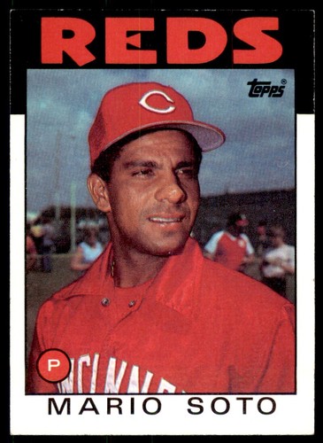 1986 Topps Mario Soto A Cincinnati Reds #725 | eBay