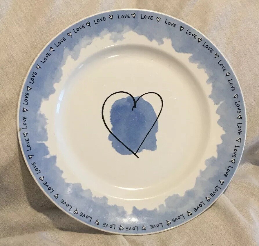 Cipa Italy Love Heart Plate Appetizer Dessert Valentines Day 7-3/4 ...